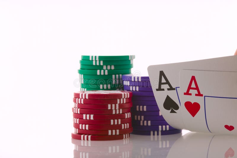 Two Aces stock photo. Image of focus, isolated, heart - 7404574