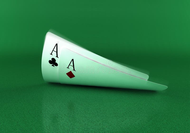 Two Ace Cards stock image. Image of deck, gamble, chance - 23818703