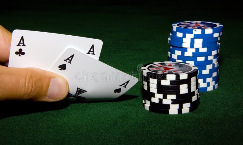 Playing Cards and Gambling Chips Stock Image - Image of blackjack ...