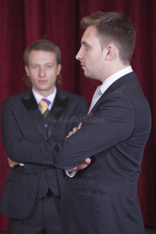 Two actors stock photo. Image of stage, playing, performance - 15679848