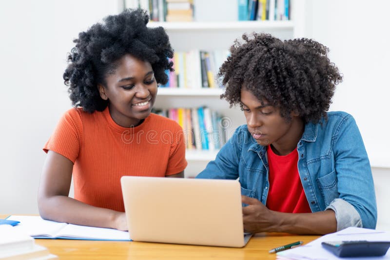 African American Students Learning Clip Stock Photos - Free & Royalty ...