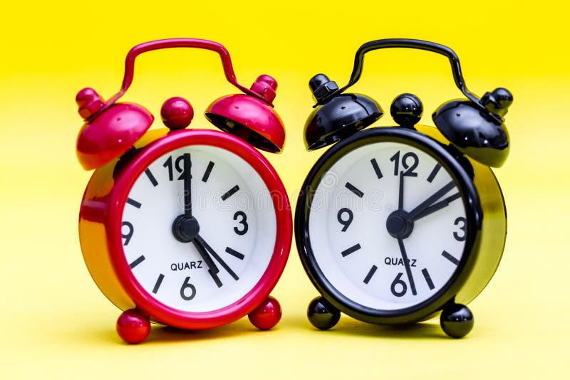 Two alarm clocks stock image. Image of seconds, greece - 67937561