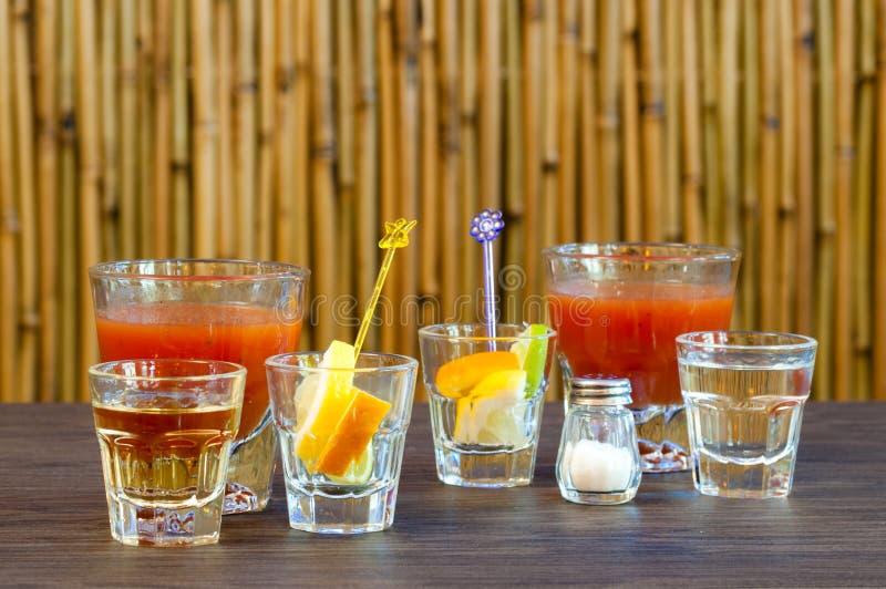 Two Alcoholic Cocktail Mix Sets for Drinking Tequila Silver on the ...