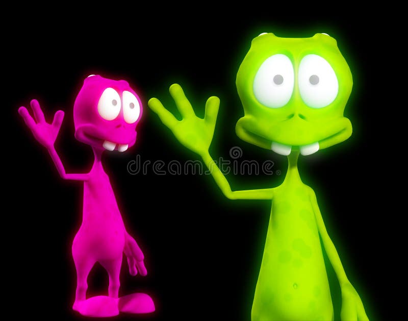 Alien Wave 2 stock illustration. Illustration of colour - 3474554