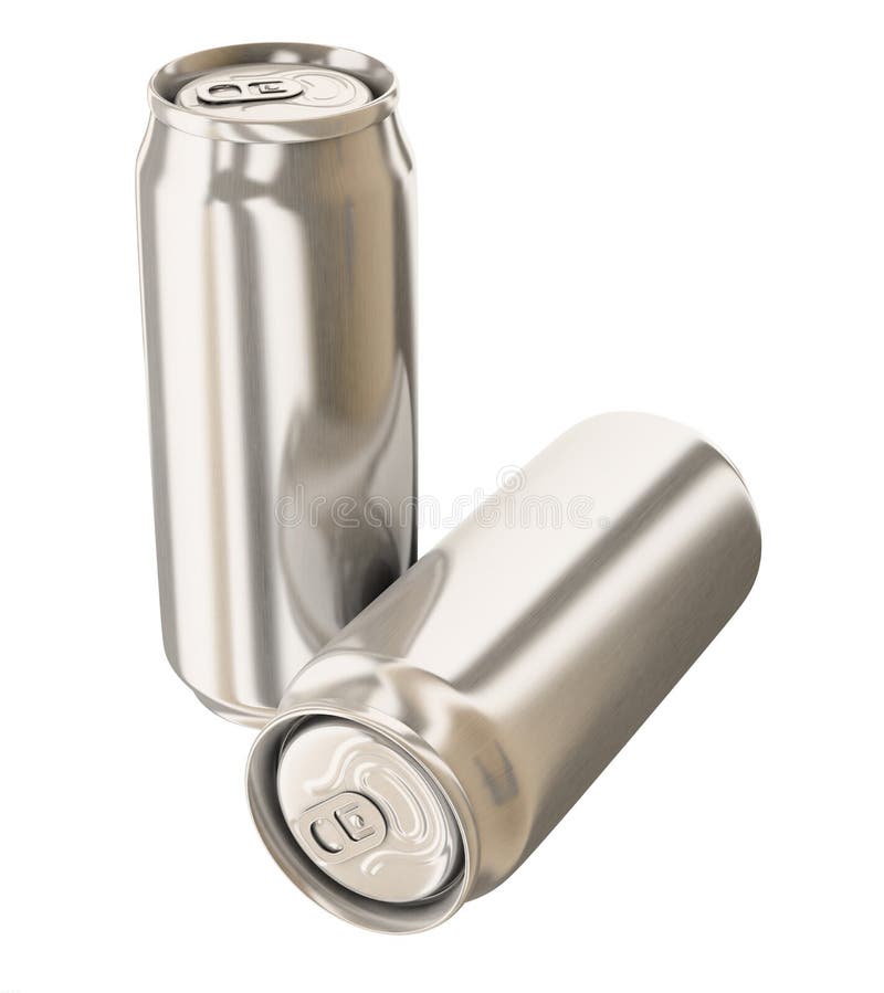 Two aluminum cans stock illustration. Illustration of cola - 63747772