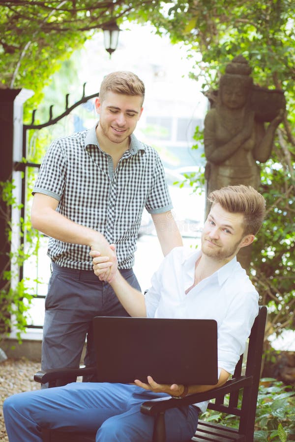 Business Handshake and Business People. Business Executives To ...