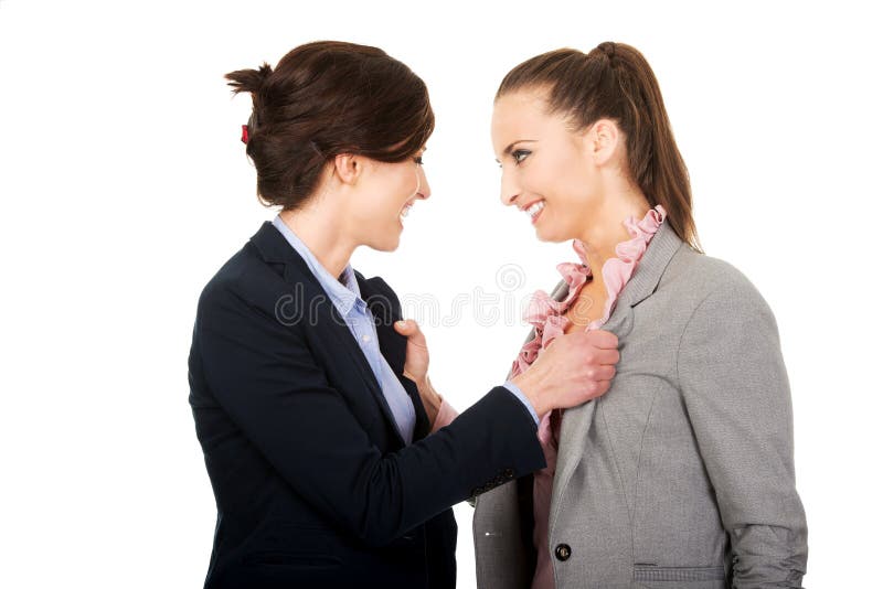 Two angry businesswomans. stock photo. Image of people - 61326510
