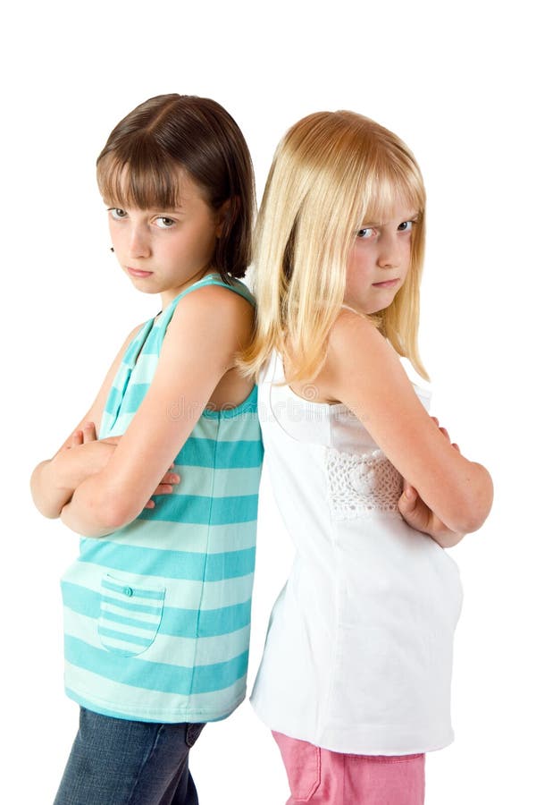 Two Arguing Sisters stock photo. Image of cross, conflict - 5950716