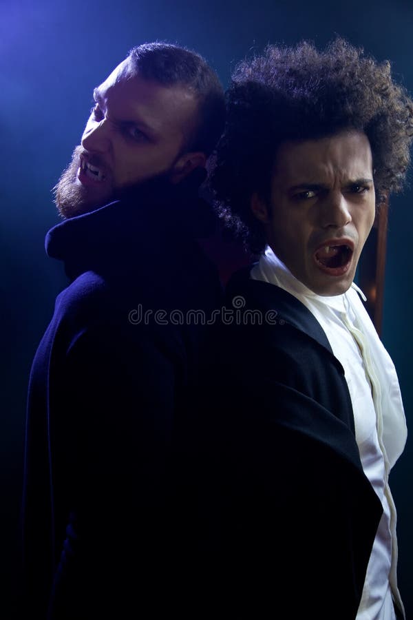 Bad Strong Vampire Ready To Attack Stock Image - Image of fantasy ...