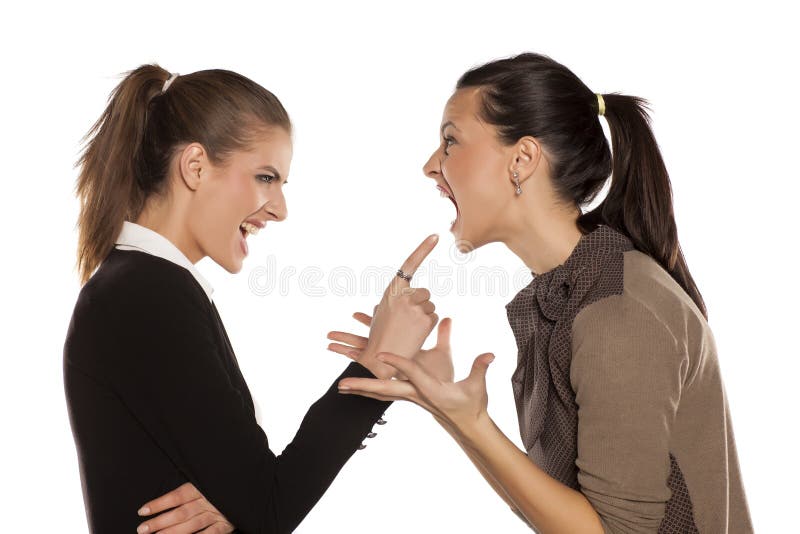 Two women fighting stock photo. Image of friends, choke - 85022560