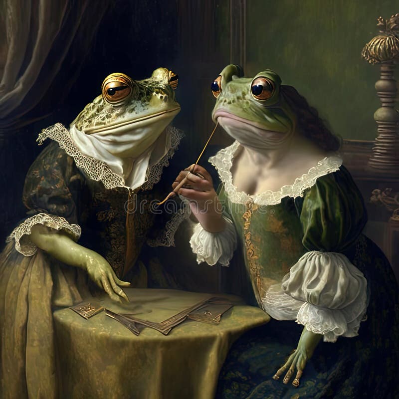 Anthropomorphic Frogs Stock Illustrations – 6 Anthropomorphic Frogs ...