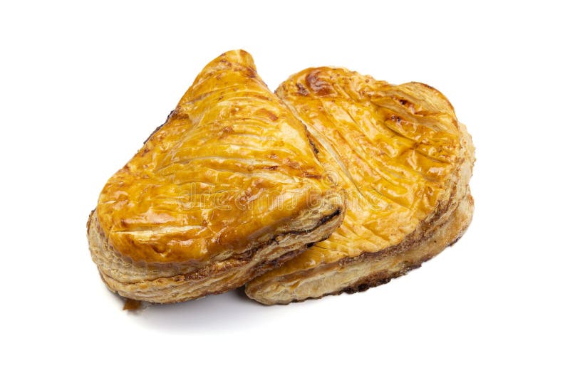 Apple turnovers isolated stock photo. Image of pastry - 195720300