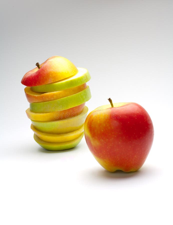 Two apples stock photo. Image of colorful, green, color - 17344942