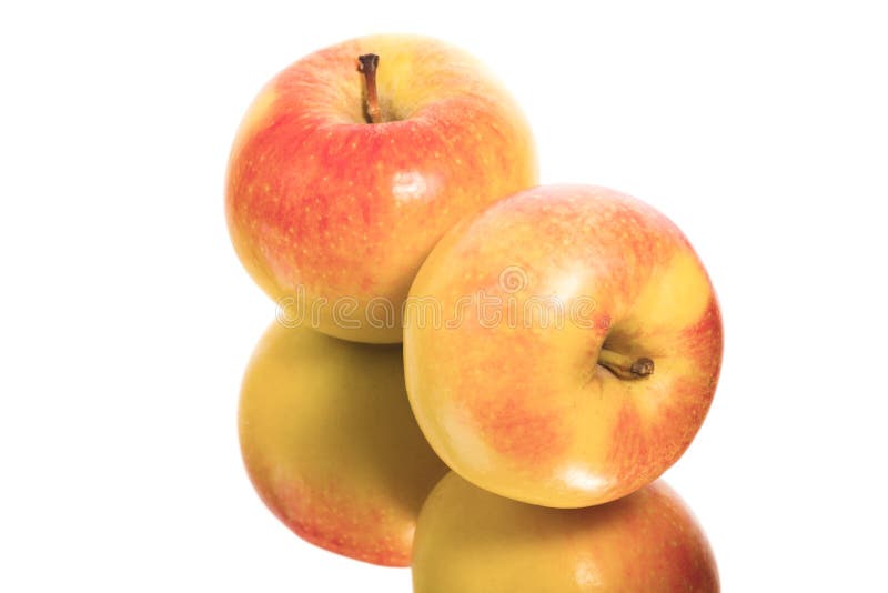 Two apples stock image. Image of vitamin, fruit, healthy - 7288001