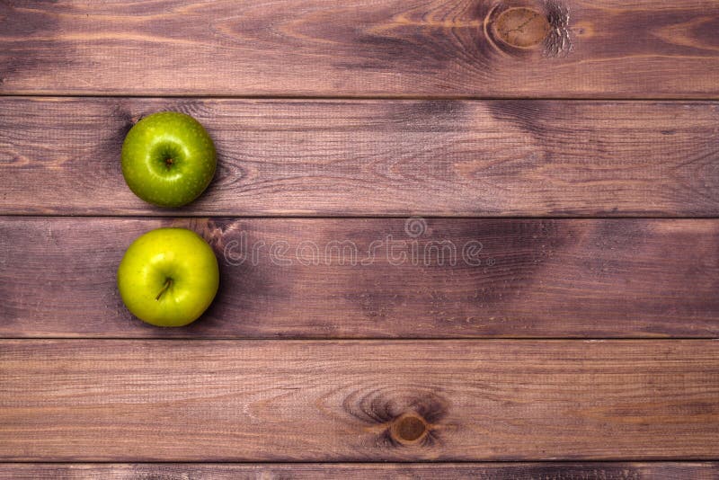 Two Apples on the table stock photo. Image of apples - 92225074