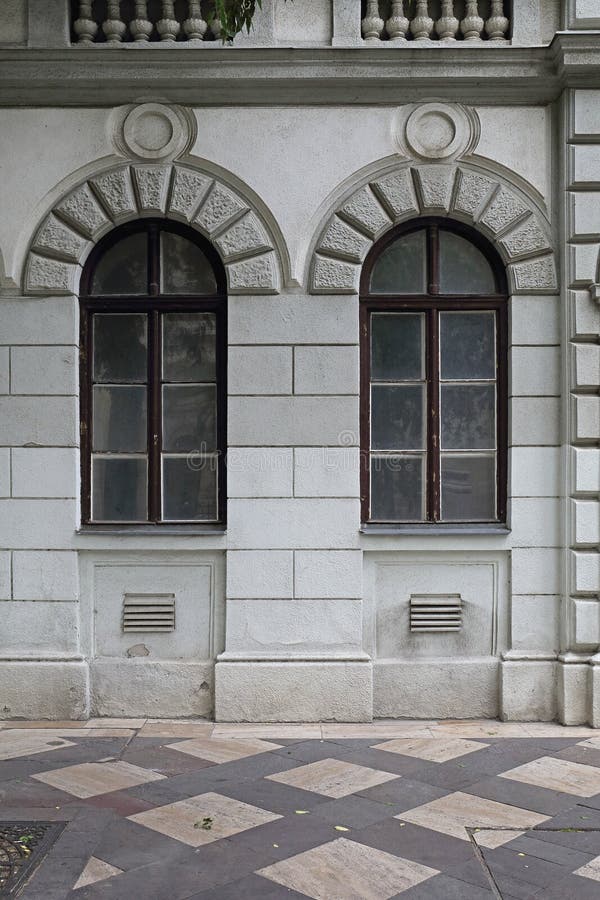 Two Arch Windows stock image. Image of europe, window - 237383647