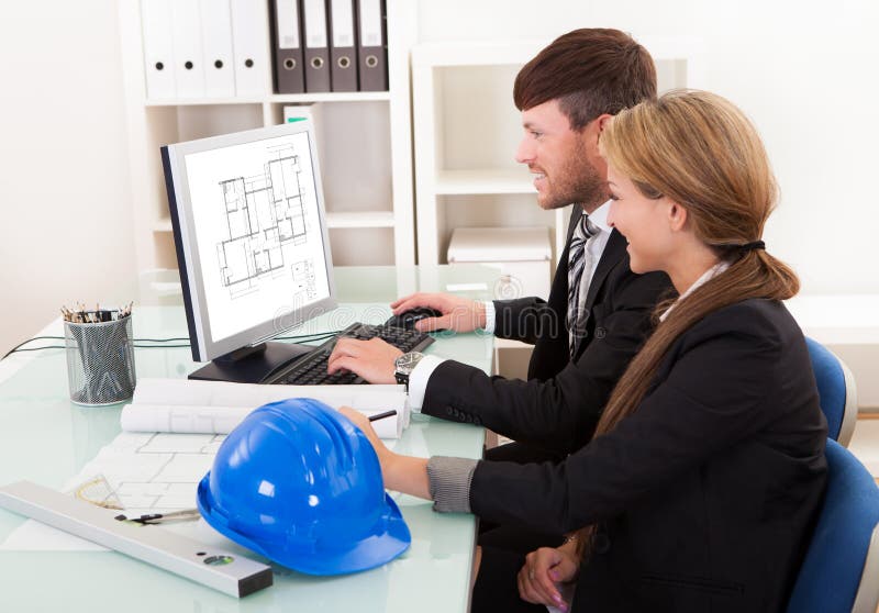 Engineers at the meeting stock photo. Image of boss, civil - 6017396