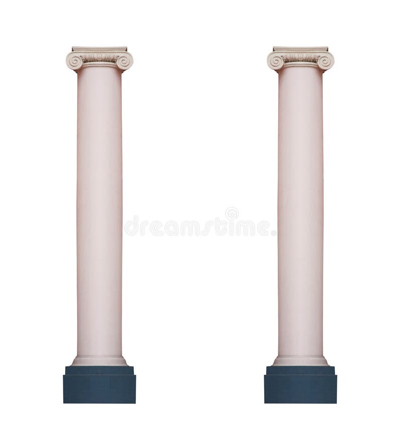 One classic column stock image. Image of columns, exterior - 4363101