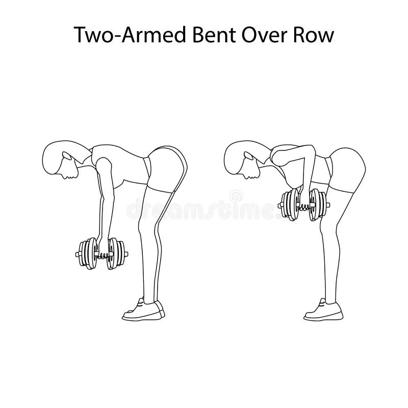 Bent Over Row Stock Illustrations – 102 Bent Over Row Stock ...