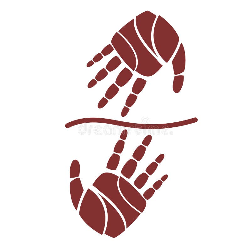 Two arms stock vector. Illustration of icon, light, arms - 47330522