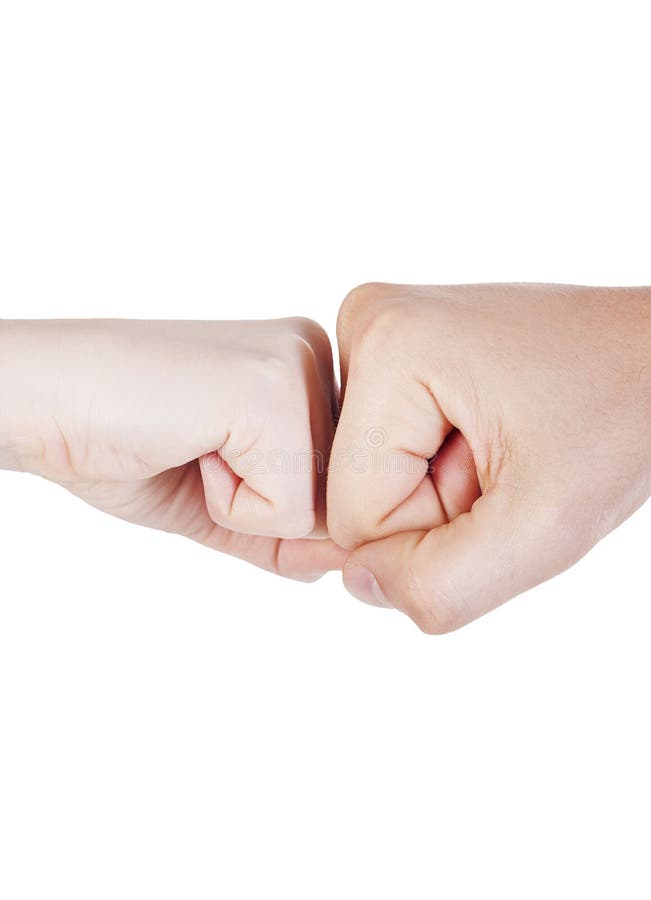 Two arms together in fight stock image. Image of male - 50701067
