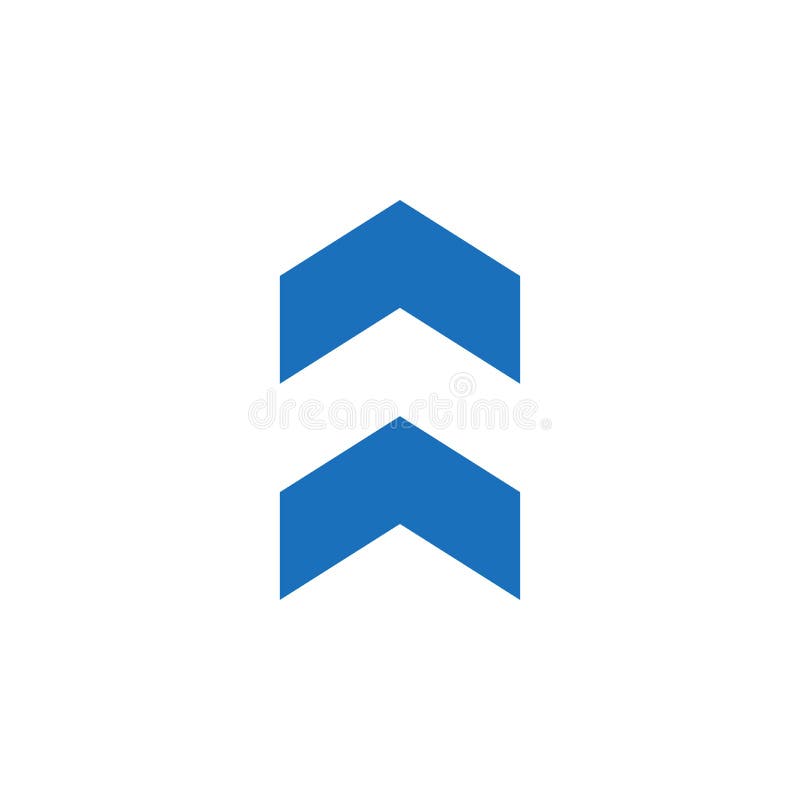 Two arrow up icon stock illustration. Illustration of concept - 165758140