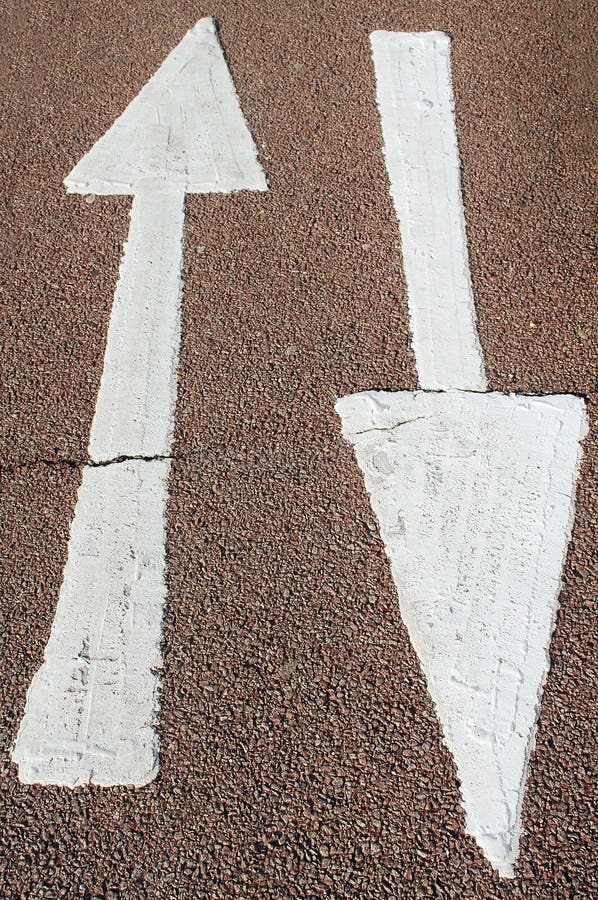 Two arrows stock image. Image of background, abstract - 12397505