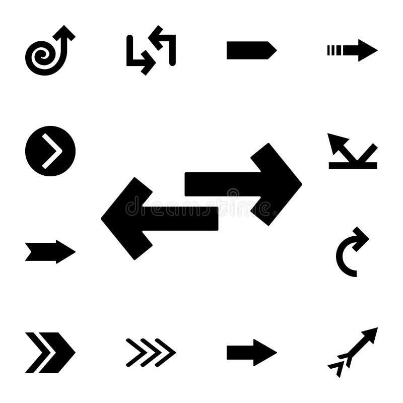 Two Arrows Different Directions Stock Illustrations – 231 Two Arrows ...