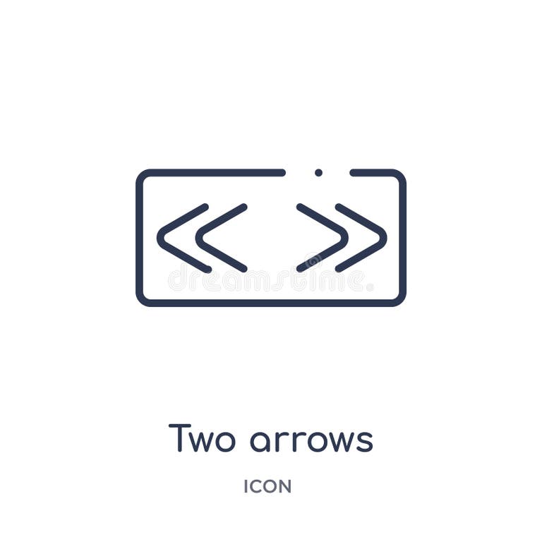 Two Arrows Different Directions Stock Illustrations – 464 Two Arrows ...