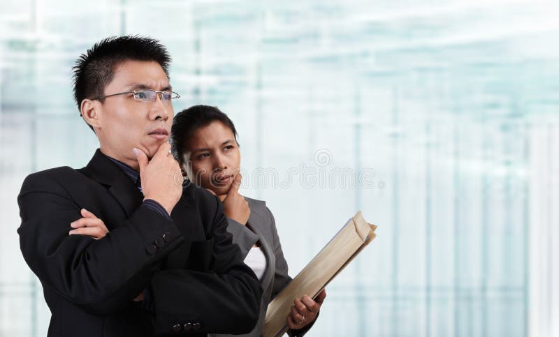 Asian Business People Working Together Stock Photo - Image of greeting ...