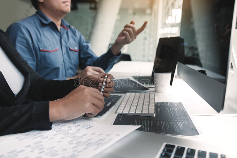 Two Asian Team Working Development of Programming and Encryption ...