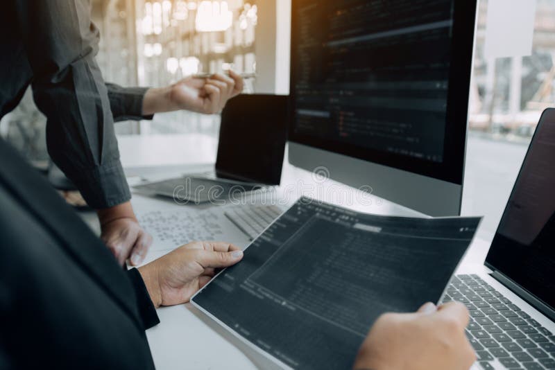 Two Asian Team Working Development of Programming and Encryption ...