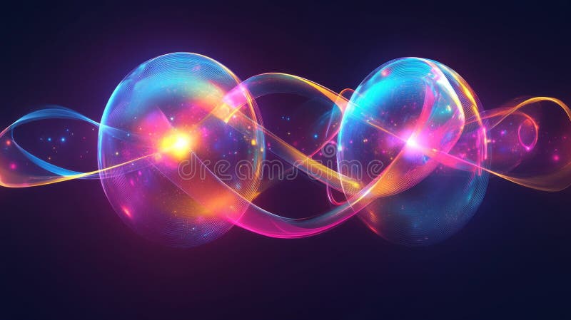 Molecular Orbital Formation between Atoms Showcasing Quantum Mechanics ...