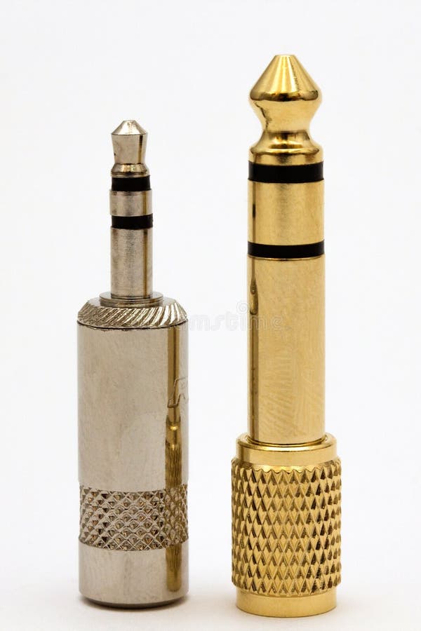 Two audio jacks stock image. Image of closeup, electric - 31068677