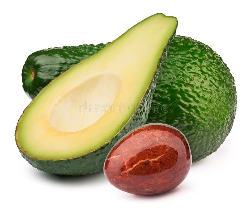Two avocados stock photo. Image of white, vertical, chopped - 90309600