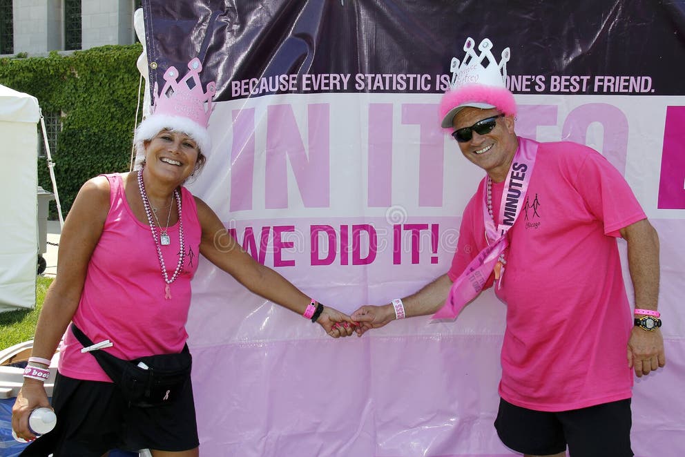 Two Avon Cancer Walk Participants Editorial Image - Image of life ...