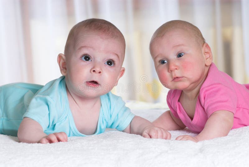 Two baby friends stock photo. Image of baby, caucasian - 9090368