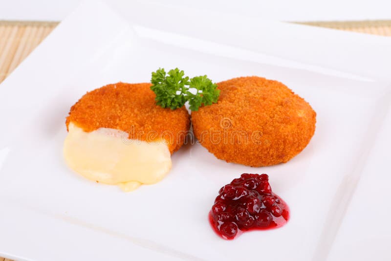 Two Baked Camembert on a Plate Stock Photo - Image of oven, appetizer ...