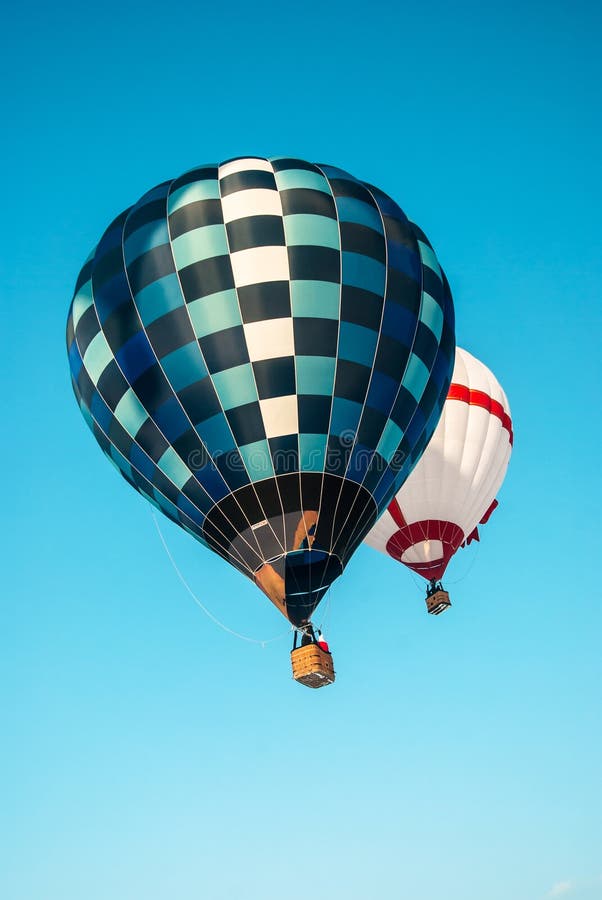 Two Balloons - Blue and White Editorial Photography - Image of ...