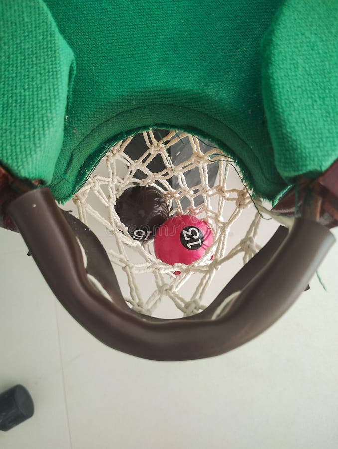 Two Balls in the Pool Pocket Stock Image - Image of score, competition ...