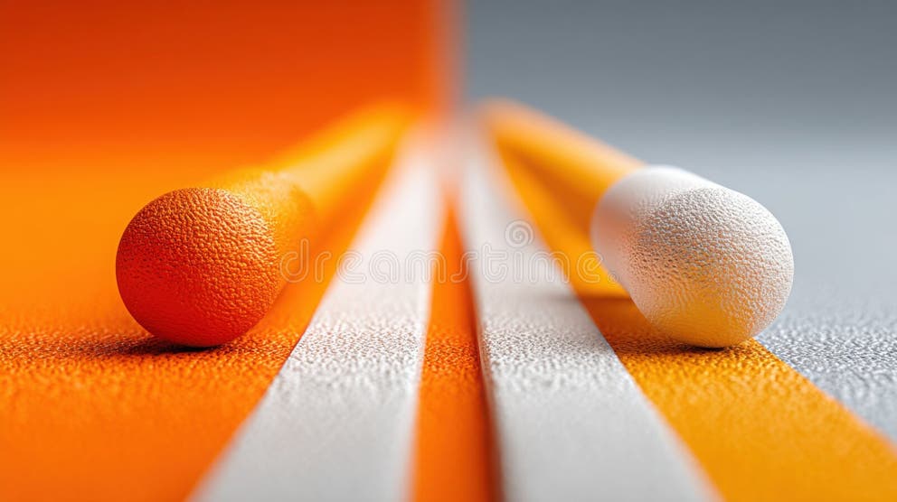 Two Balls Resting on a Table Representing a Retracement-to-reversal ...