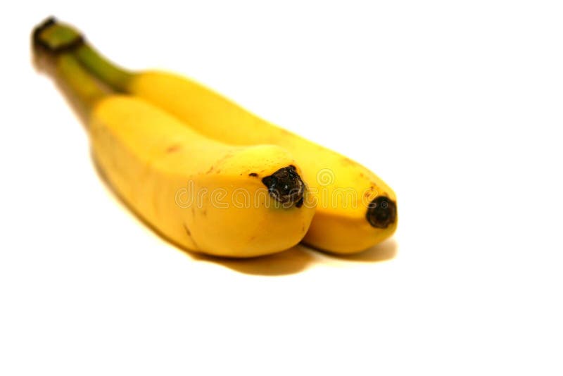 Two Bananas stock image. Image of yellow, banana, vitamins - 214349
