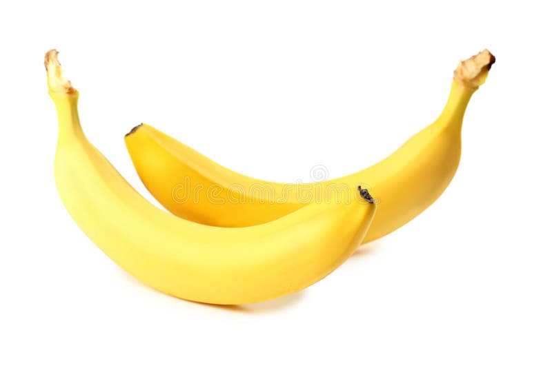 Two bananas stock image. Image of energy, peel, tropical - 64454435