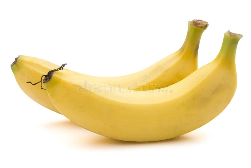 Two bananas stock photo. Image of freshness, clippingpath - 29888208