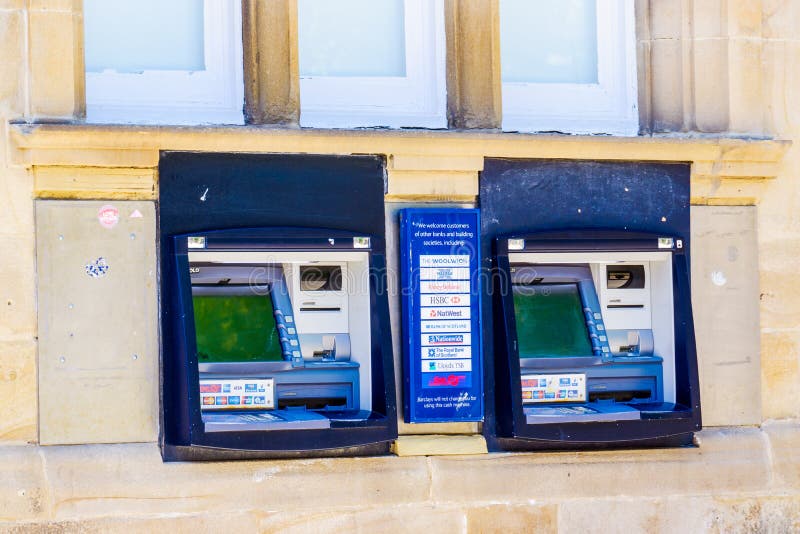 Two Bank Automated Teller Machine in Lancaster Editorial Image - Image ...