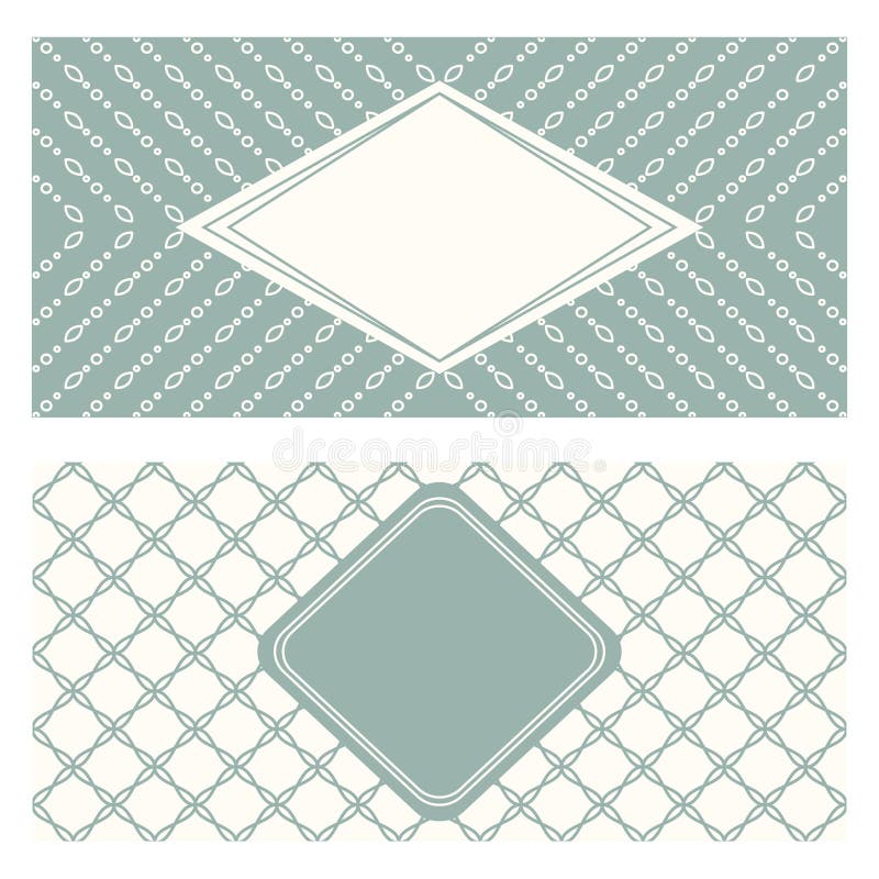 Monochrome Banner Templates, Patterned Abstract Geometric Background ...