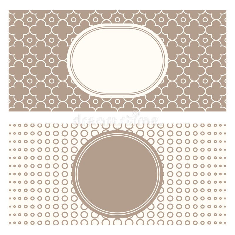 Monochrome Banner Templates, Patterned Abstract Geometric Background ...