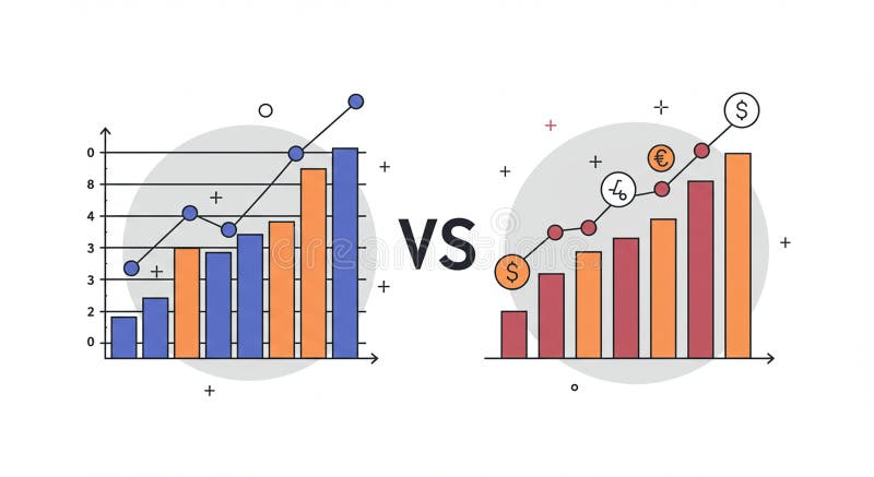 Side Side Graph Stock Illustrations – 3,496 Side Side Graph Stock ...