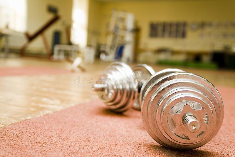 Two barbells stock image. Image of build, dumbell, muscular - 8466997