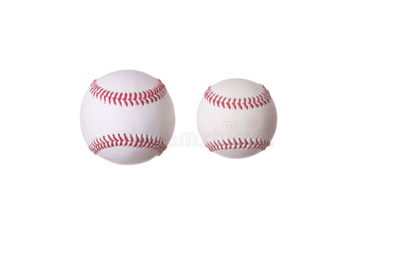Two baseballs stock image. Image of seams, leather, minature - 11145085